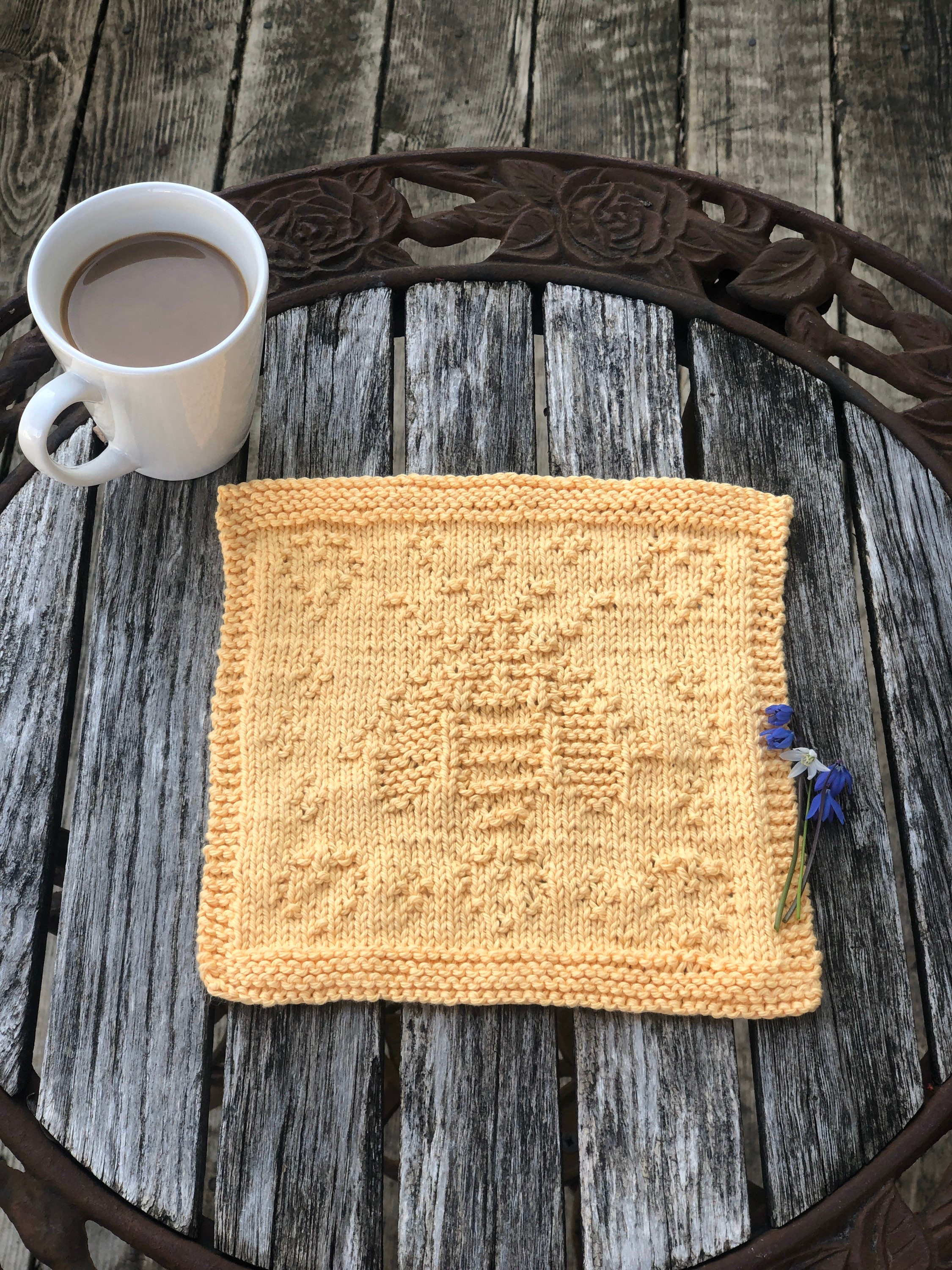 Bumble Bee Knit Cloth, Vintage Inspired Honey Bee Cloth, Cotton Bee ...