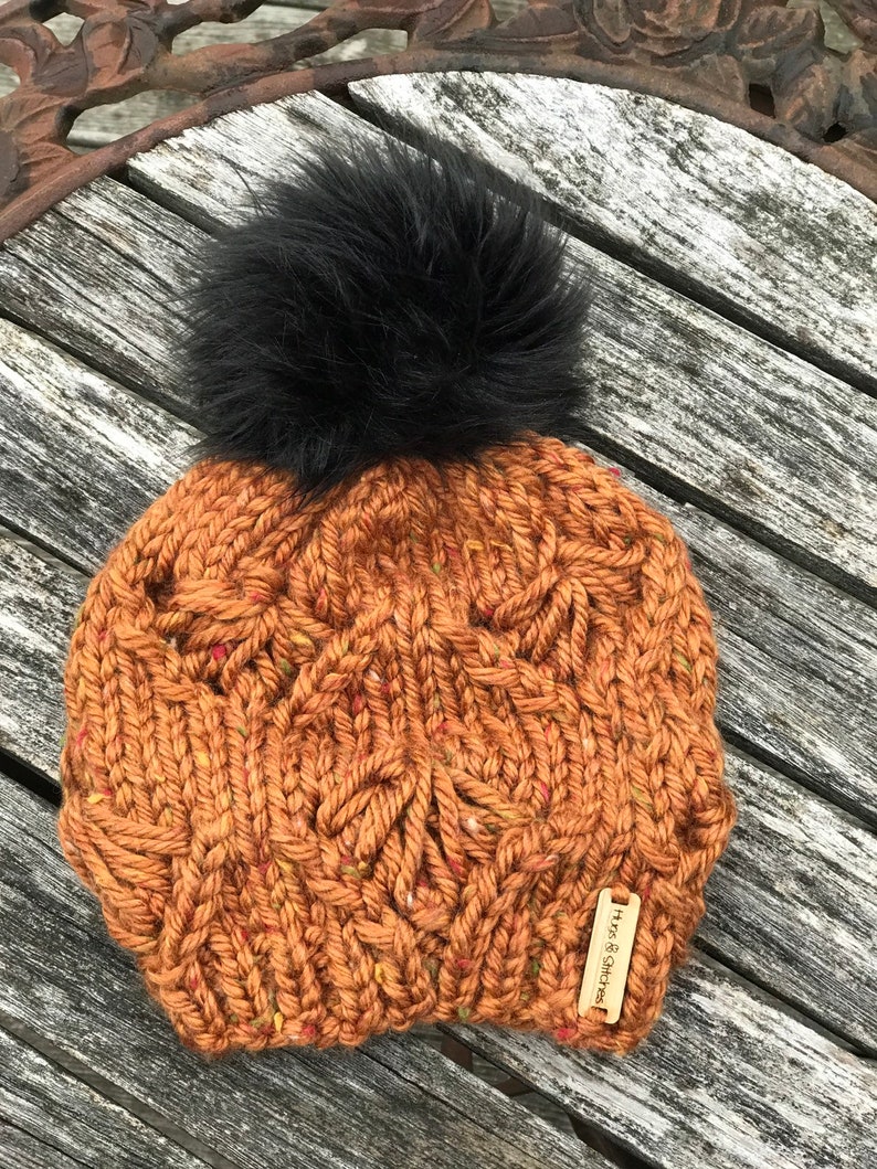 Ladies Autumn Leaves Beanie - Etsy