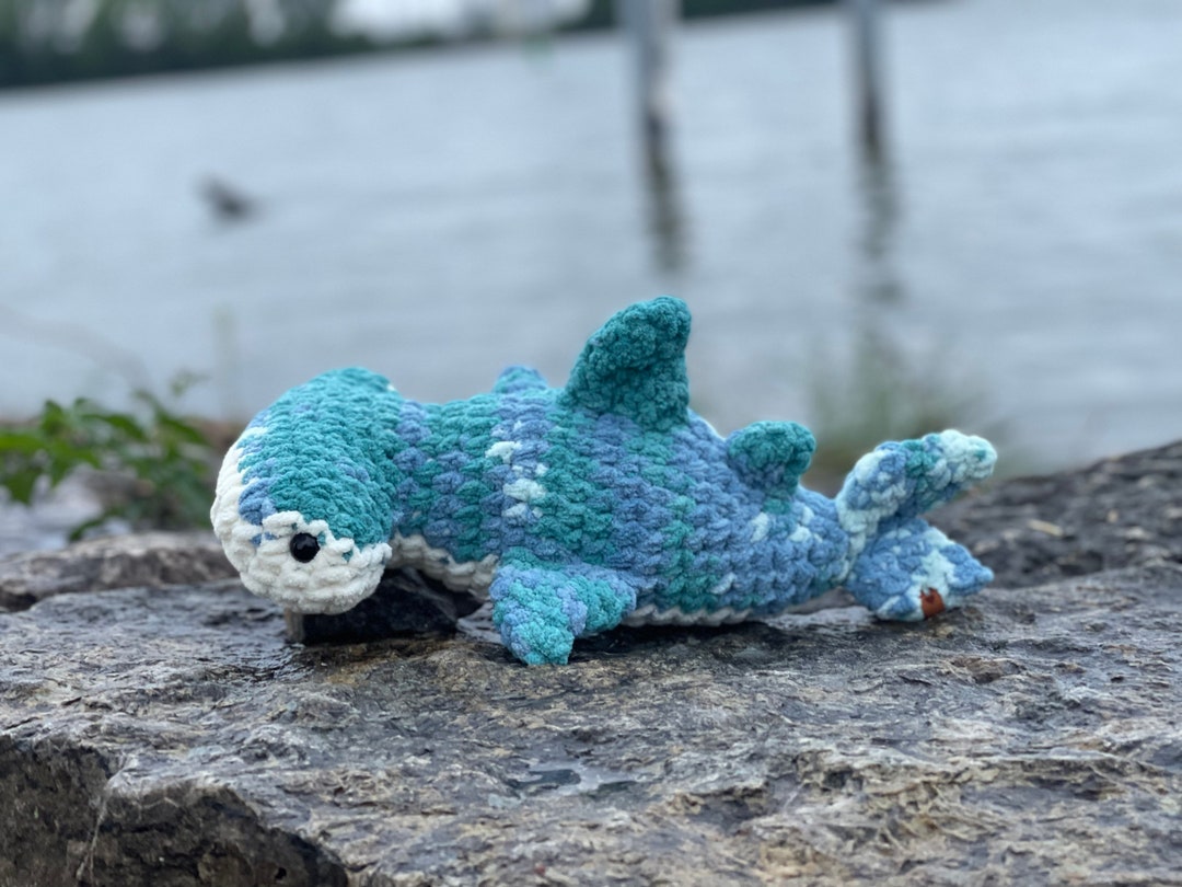Hamilton the Great Hammerhead Shark, Plush Crochet Shark Toy, - Etsy