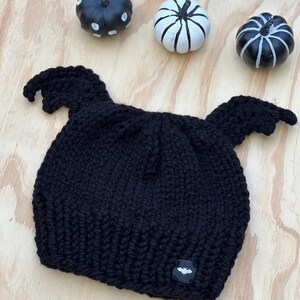 Bat Hat, Bat Wing Beanie, Little Batty Beanie, Halloween Gift, Bat Hat ...