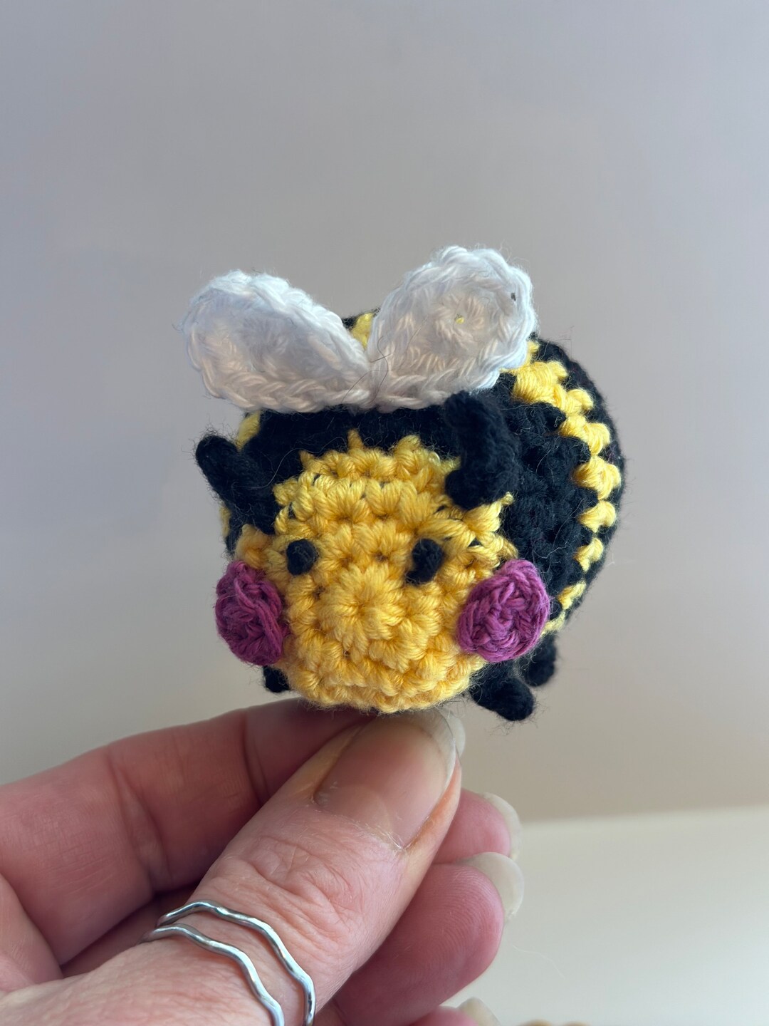 Crochet Jellybee, Jellybee, Unique Nature Gift, Bee Amigurumi, Tiered ...