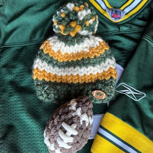 Green Bay Packers Inspired Hats, Newborn Beanie, Baby Packers Hat ...