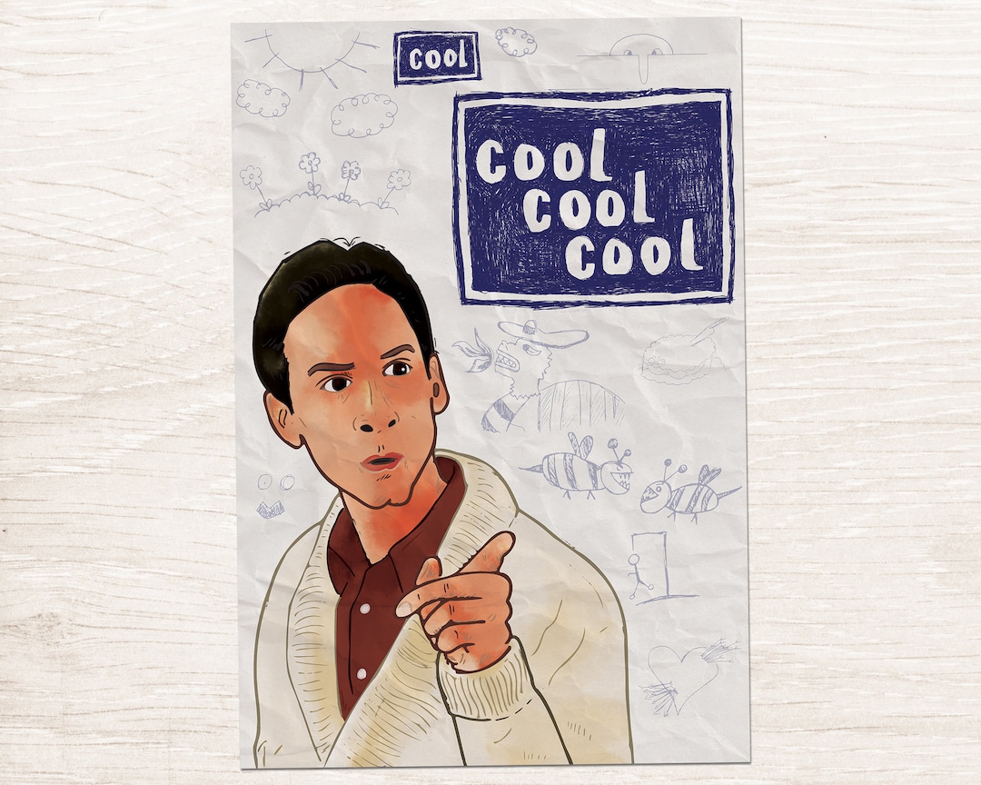 Community Abed Nadir cool... Cool Cool Cool Hand-illustrated Fan Art TV ...