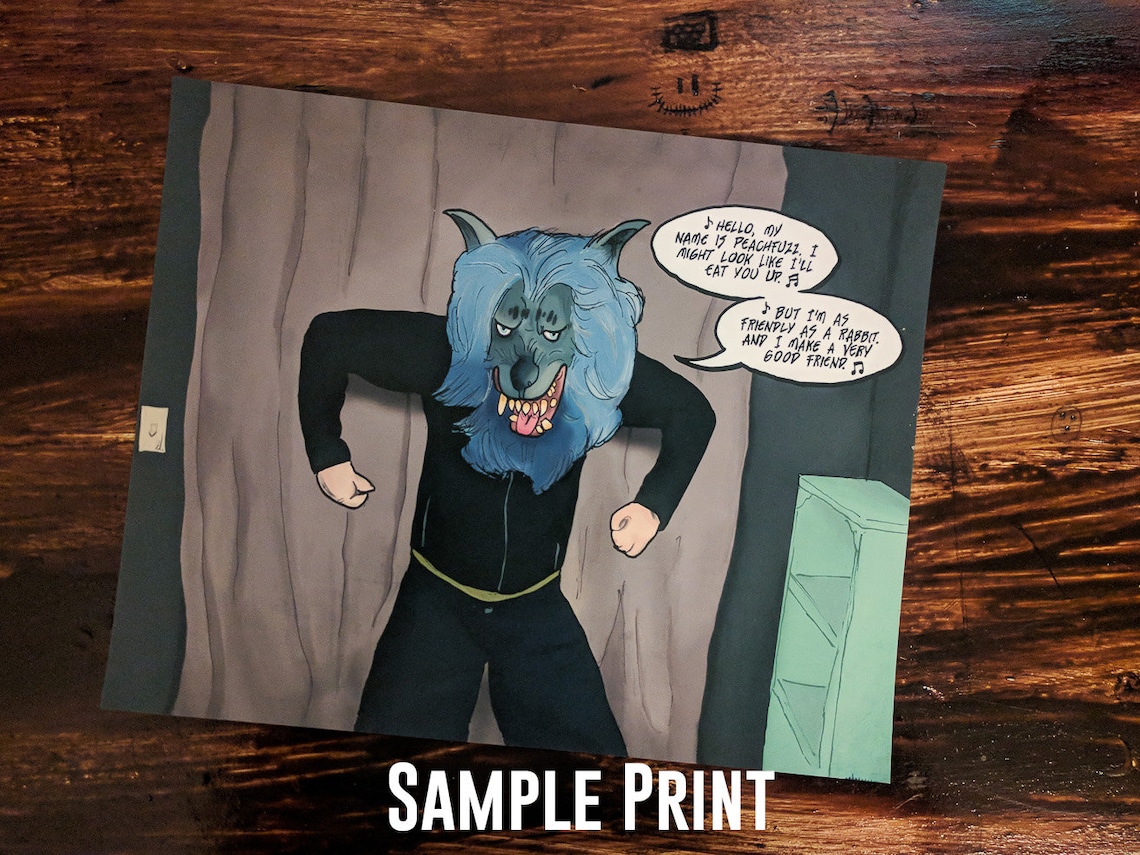 Creep 2015 Peachfuzz Movie Quote Mark Duplass Wolf Mask - Etsy Canada