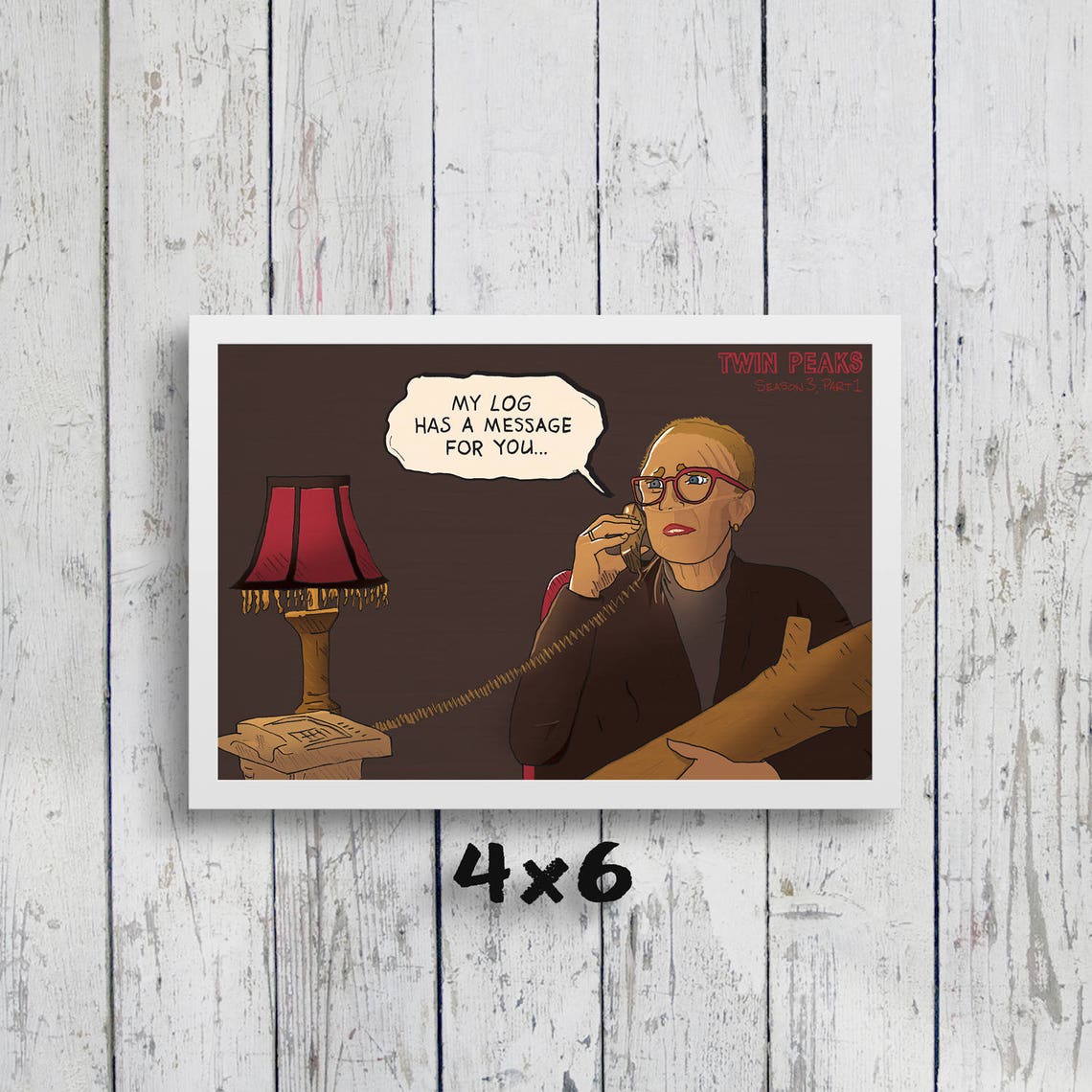 Twin Peaks: The Return Part 1 Log Lady Quote Art Print | Etsy