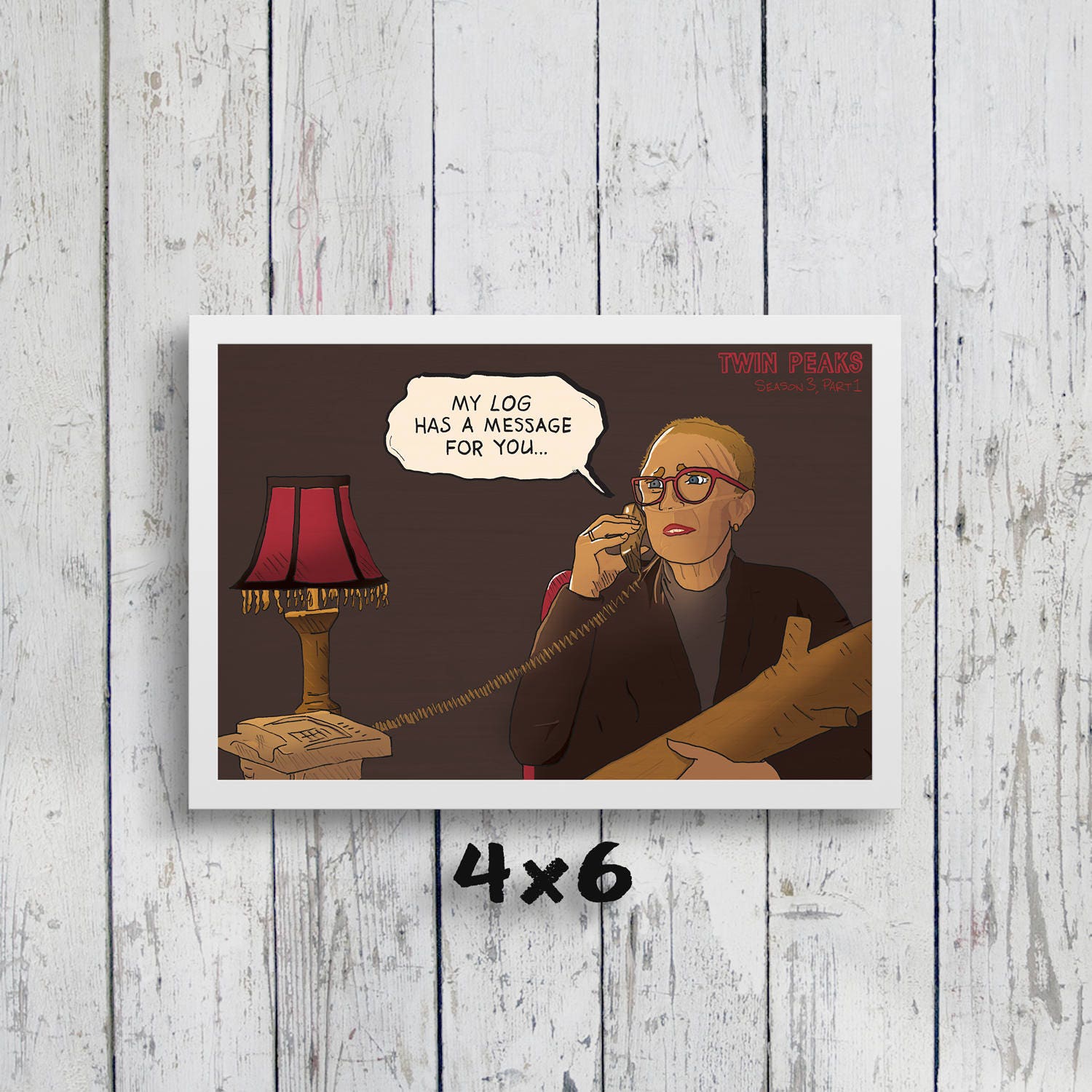 Twin Peaks: the Return Part 1 Log Lady Quote Art Print - Etsy