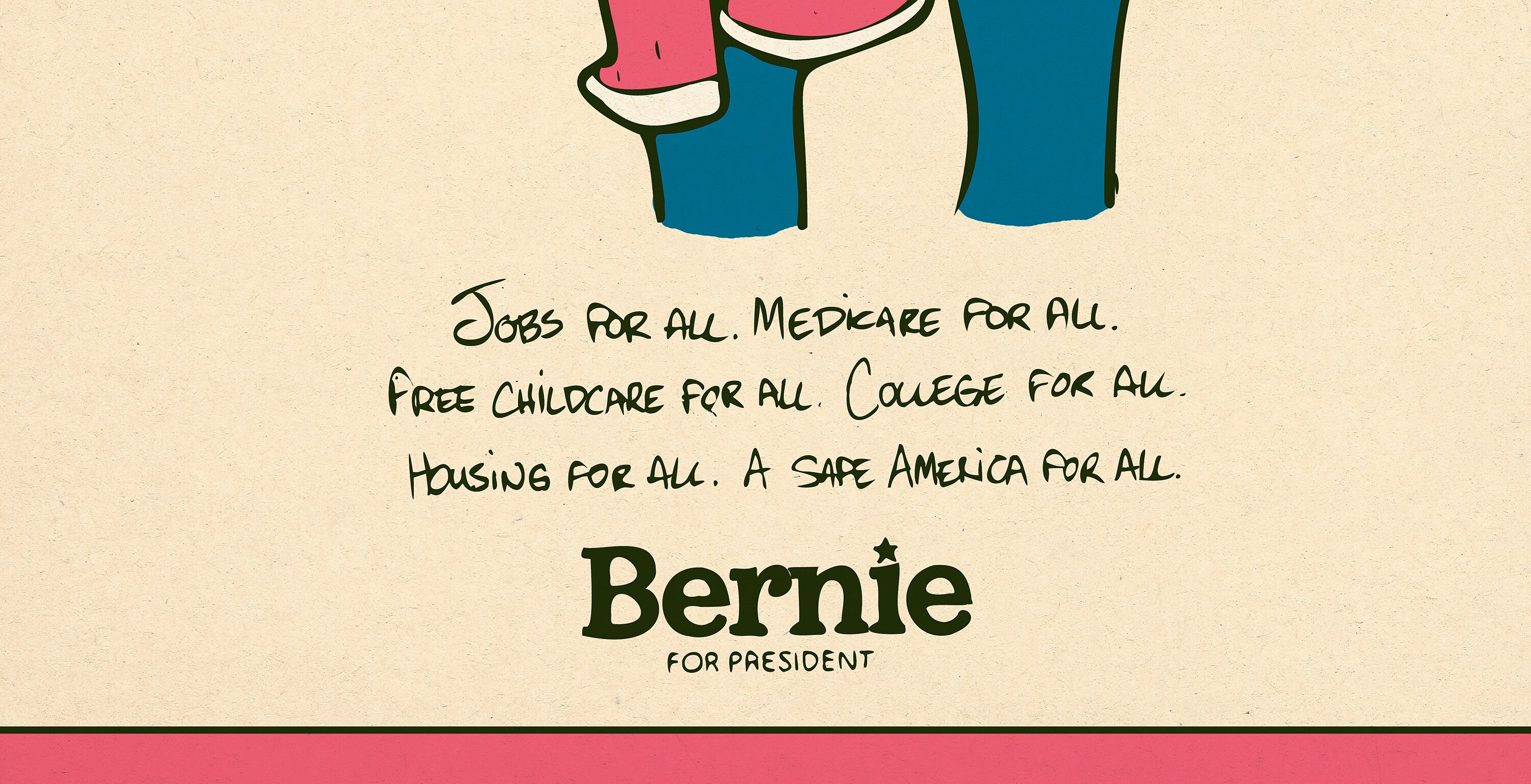 Bernie Sanders for All Hug Drawing Bernie for - Etsy
