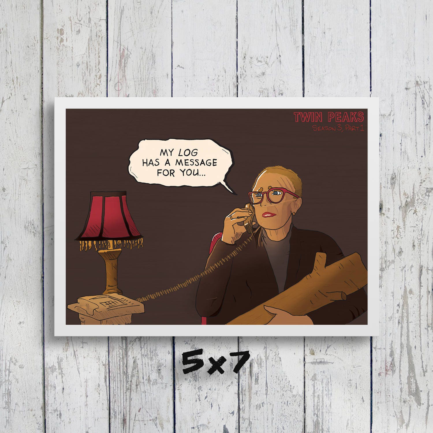 Twin Peaks: the Return Part 1 Log Lady Quote Art Print - Etsy