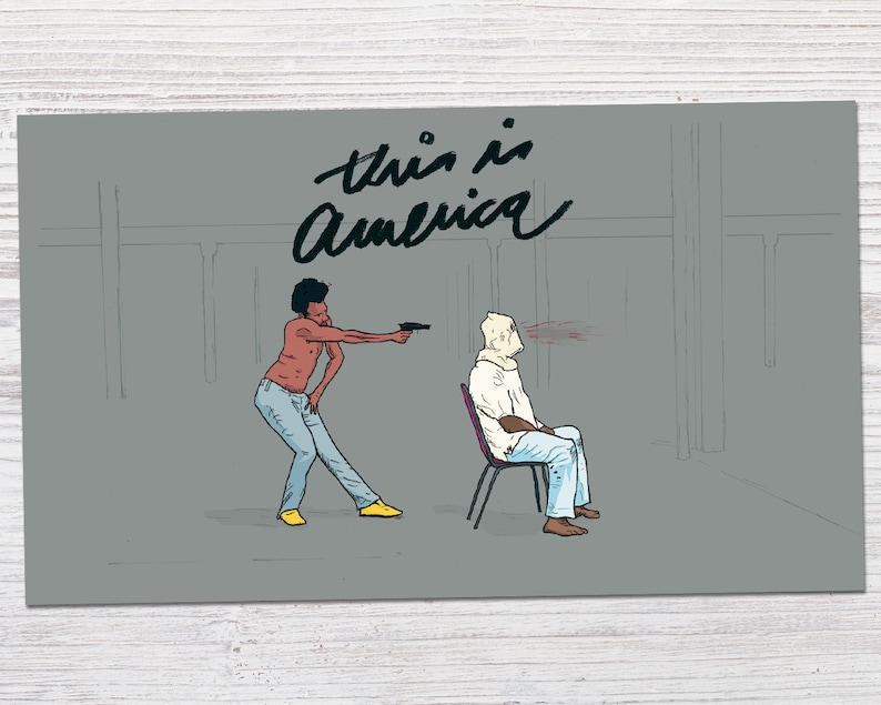 Childish Gambino - This is America - Shooting Pose Scene - Donald ...