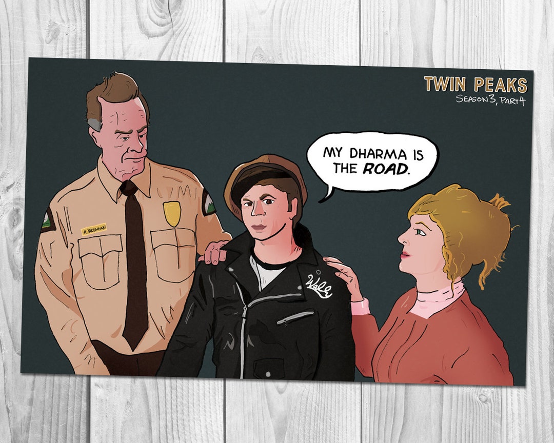 Twin Peaks: the Return - Part 4 - Wally Brando Quote | Art Print (4x6 ...