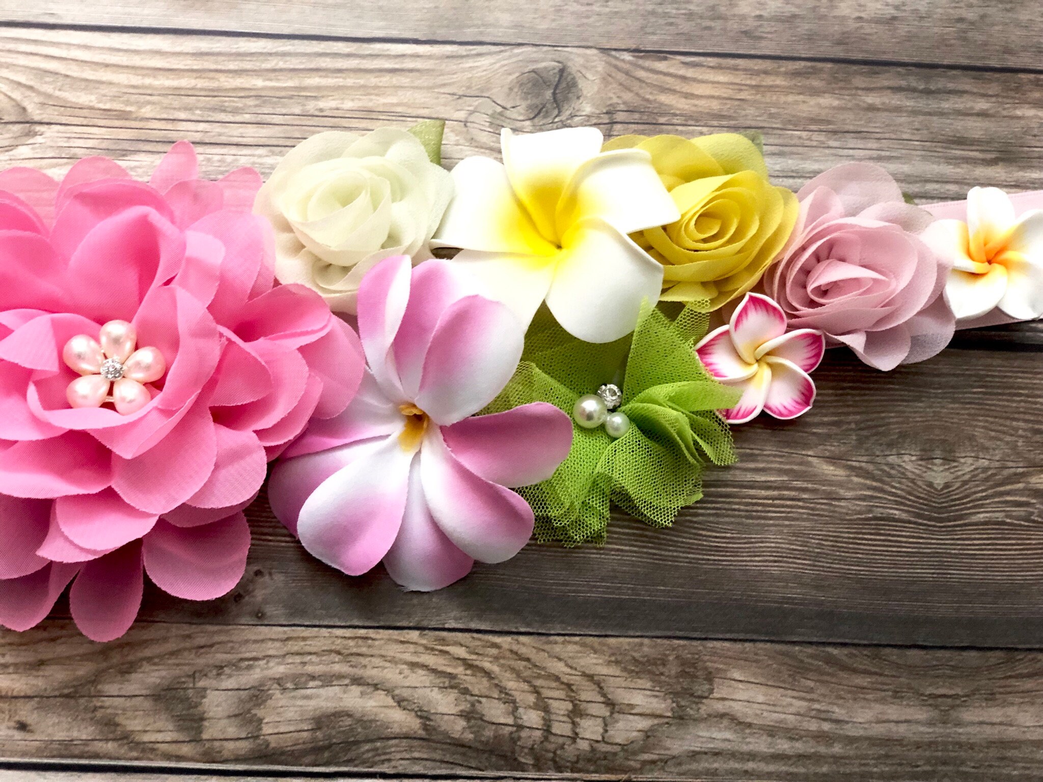 Hawaiian Theme Maternity Sash/hawaiian Themed Baby - Etsy