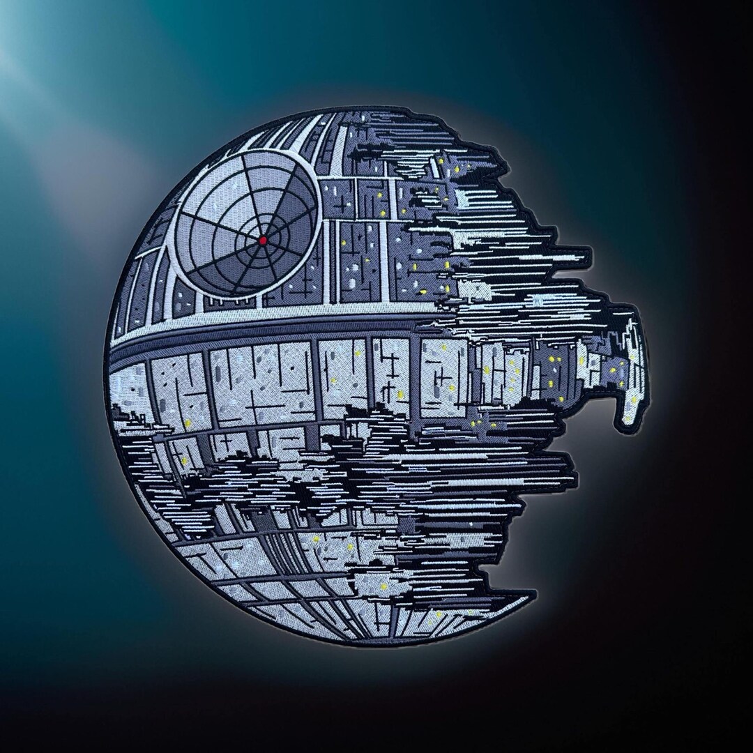 ULTRA Embroidered V2 Death Star Patch - Etsy