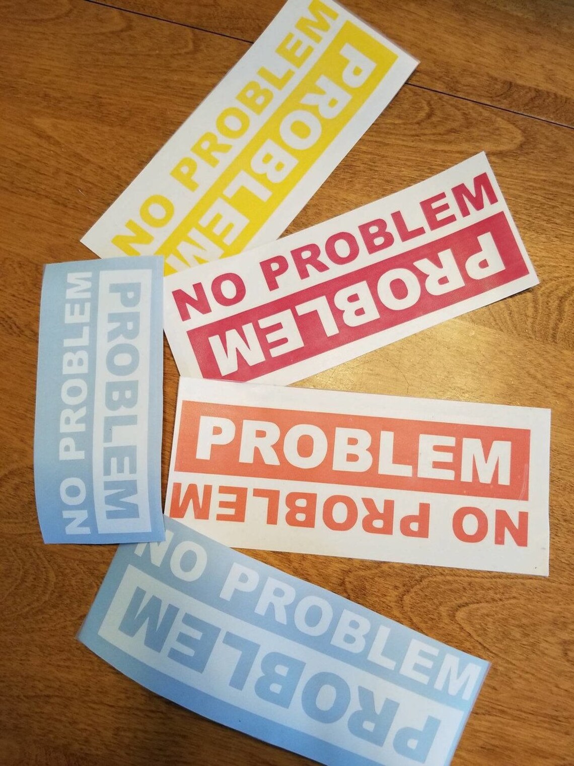 Problem / No Problem Decal - Etsy
