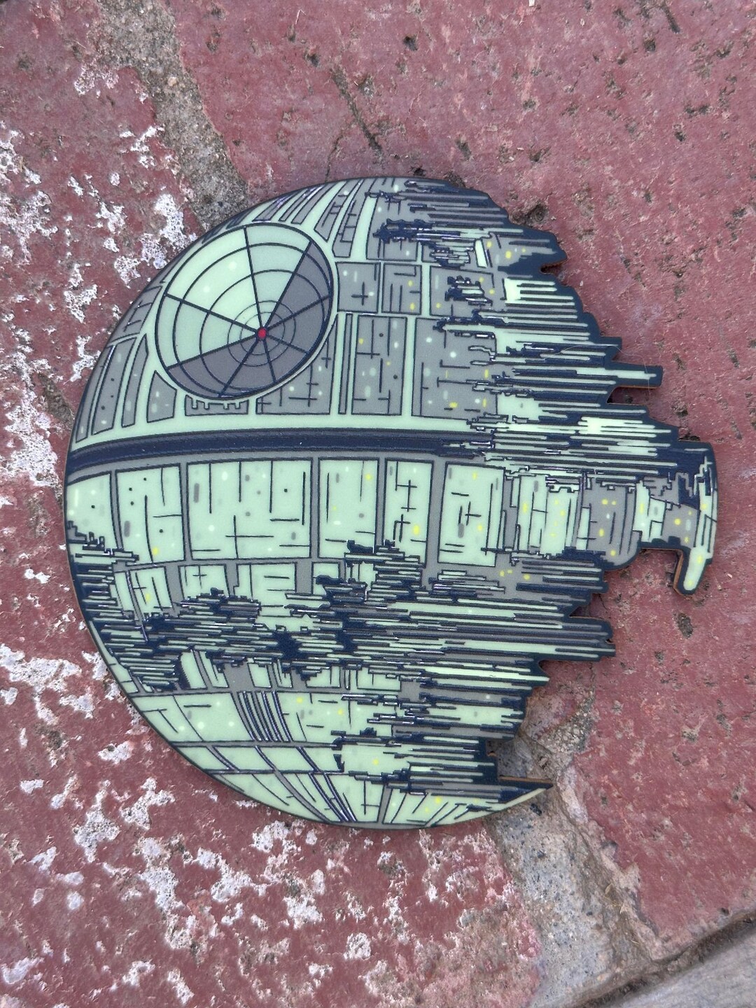 V2 Acrylic GITD Death Star Patch - Etsy
