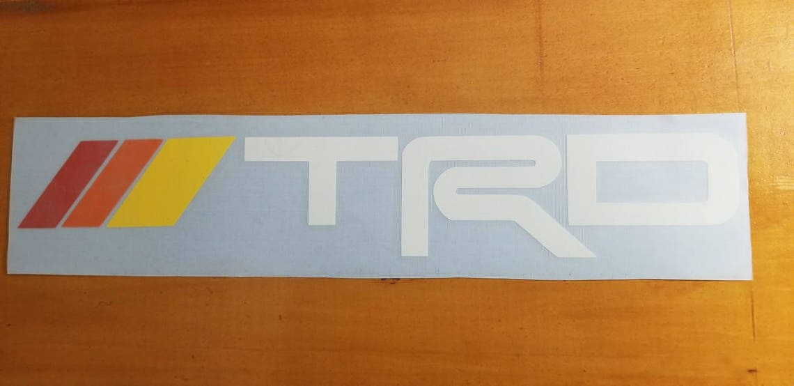 TRD Decal With Vintage Toyota Coloring - Etsy Canada