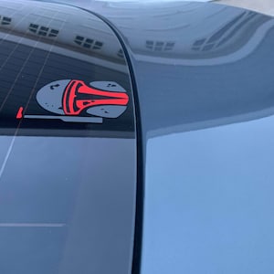 Tesla Fett - Mandalorian Die Cut Decal - Etsy