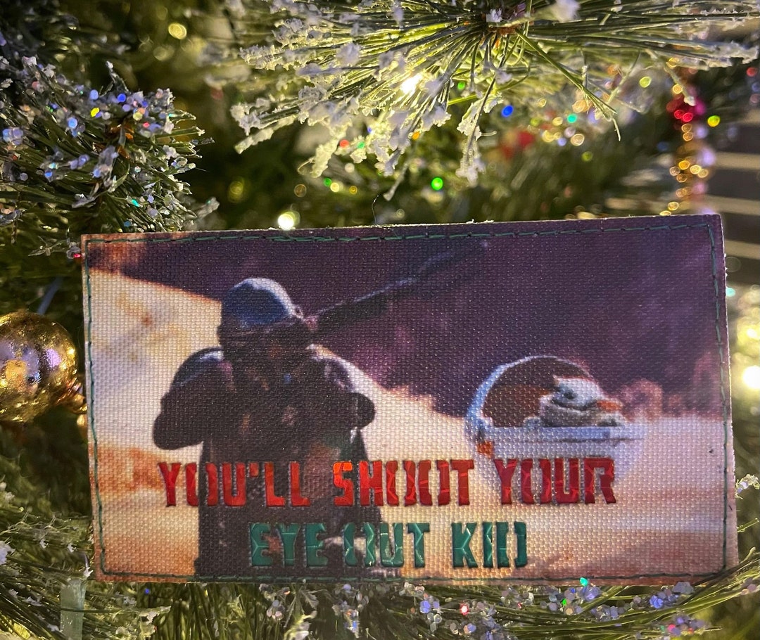 A Very Mando Christmas Patch - Etsy