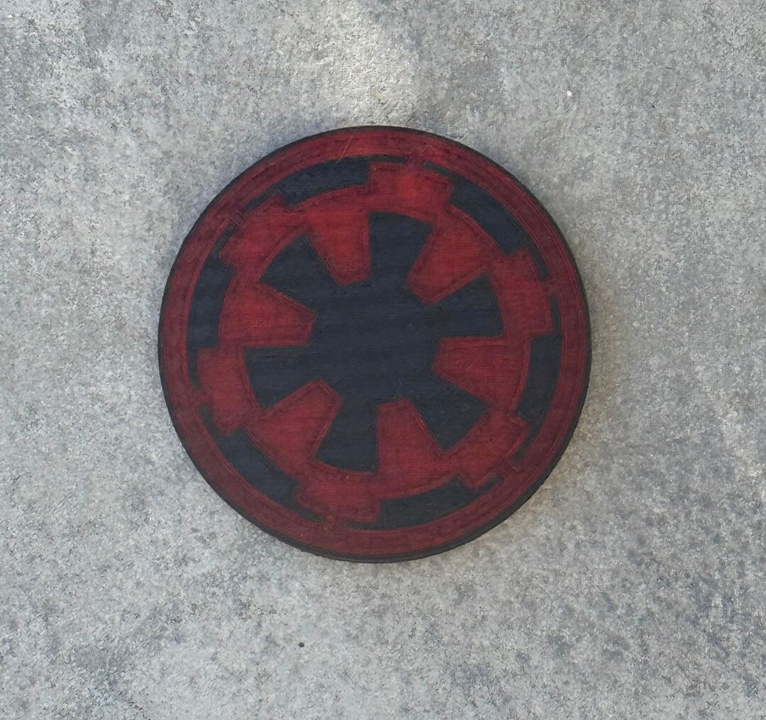 3D Printed Imperial Cog Patch - Etsy