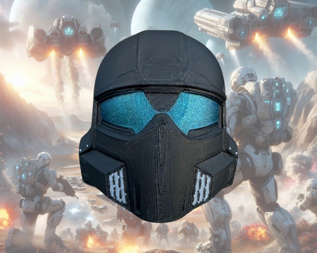 Helldivers 3d-printed Helmet Patch V1 - Etsy