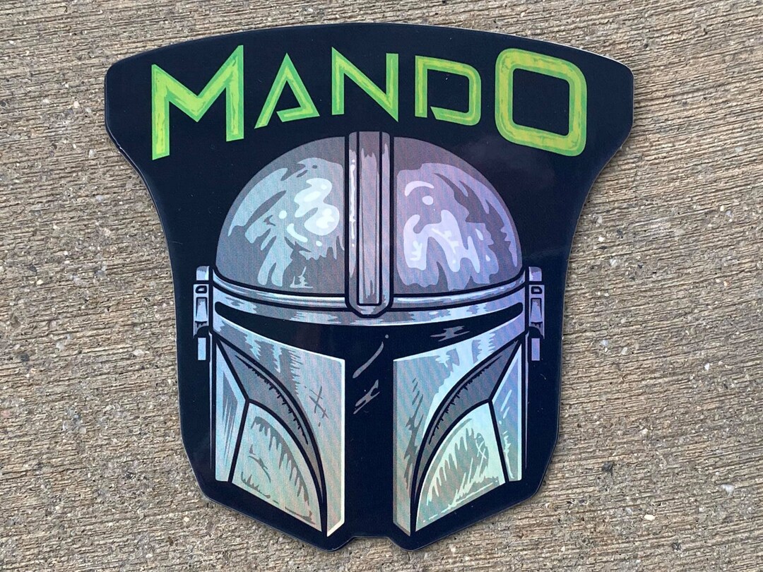 Mando Holographic Decal - Etsy