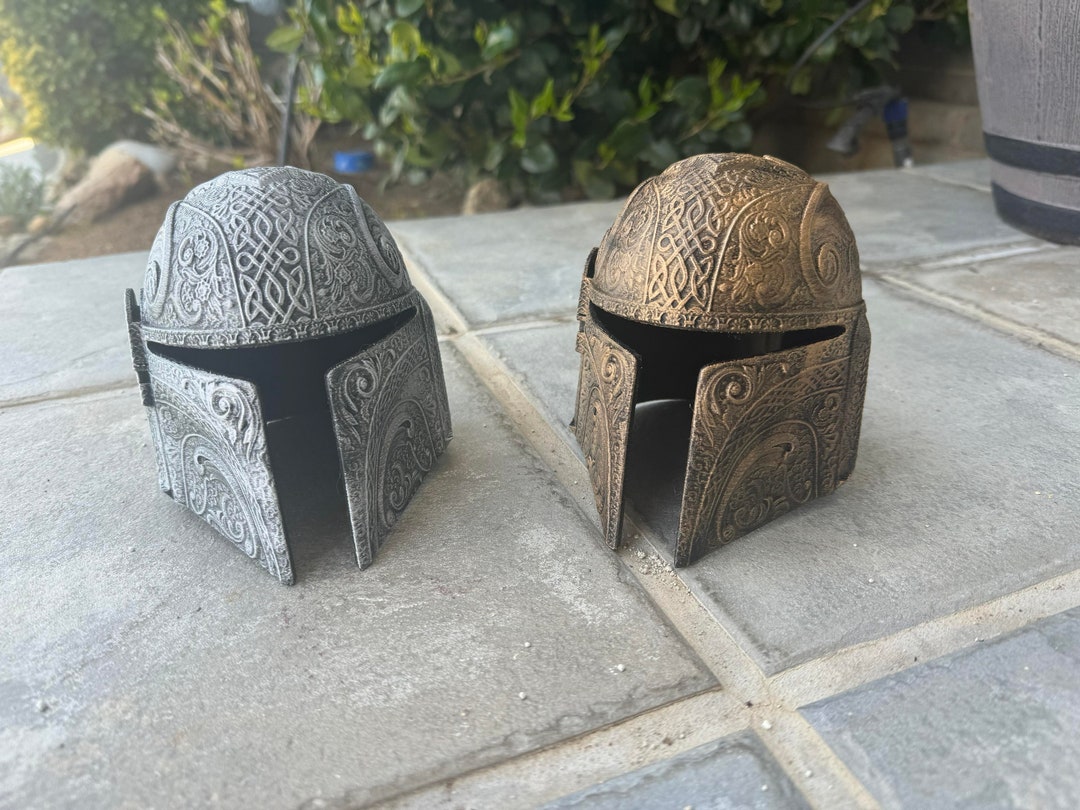 50 Percent Scale Deluxe Mando Helmet (hex3d) - Etsy