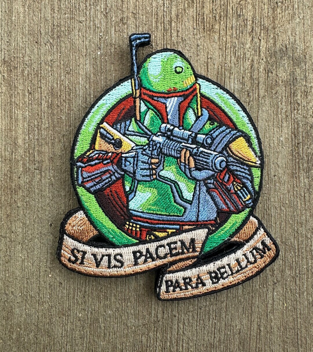 Boba Fett - Si Vis Pacem Para Bellum Patch - Etsy
