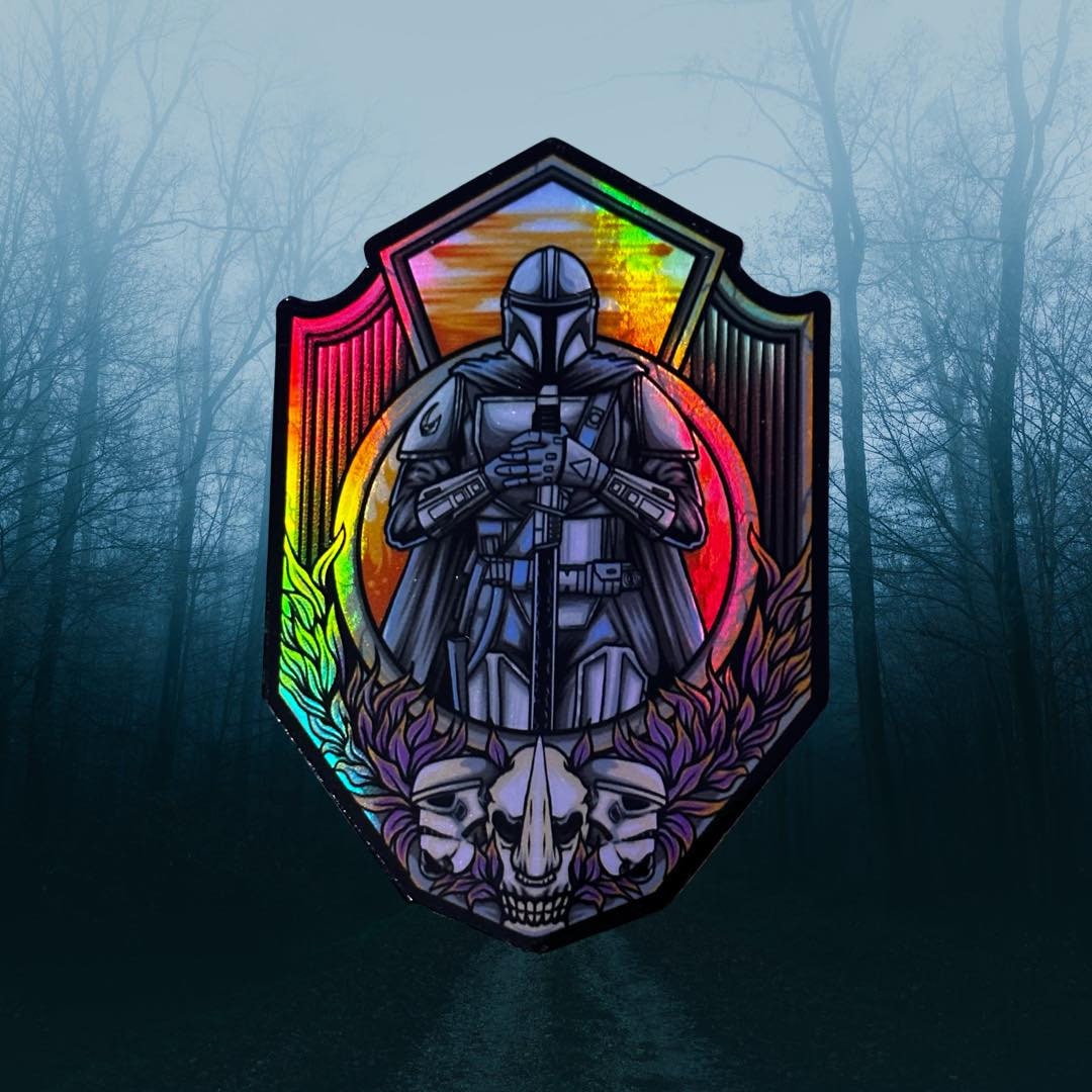 Mando Templar Prestige Holographic Decal - Etsy