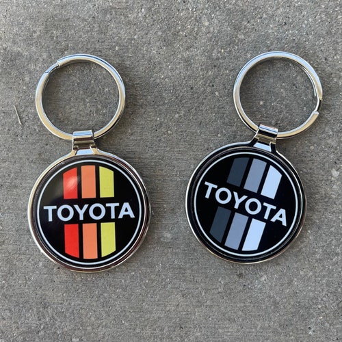 Vintage Heritage Stripes Toyota Keychain Lanyard Metal Clip - Etsy