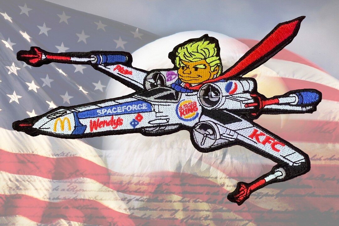 Space Force One Embroidered X-wing Patch - Etsy