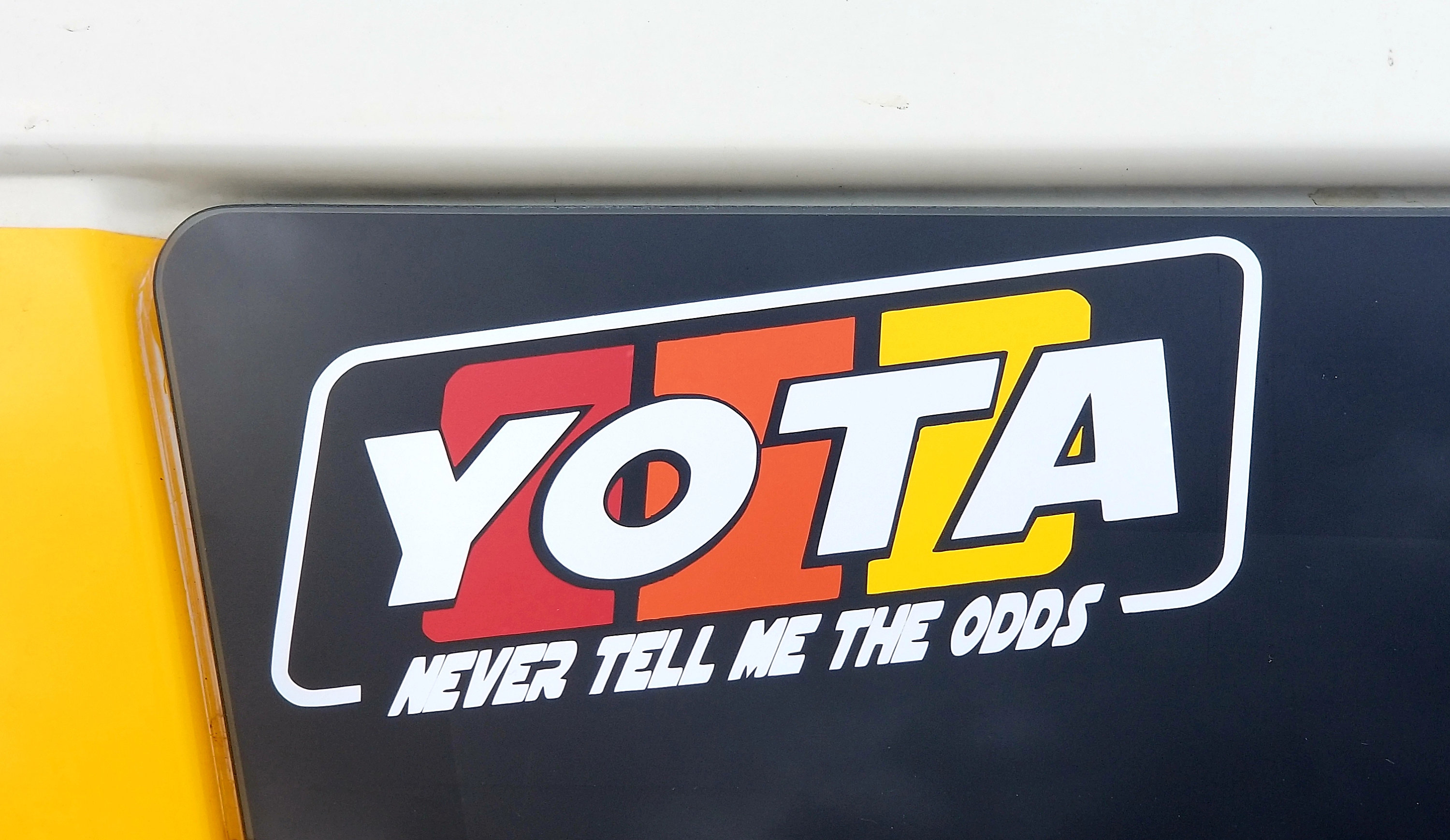 YOTA never Tell Me the Odds Toyota Decal - Etsy
