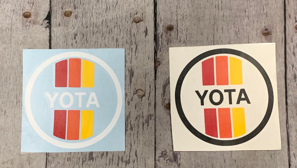 Vintage Toyota yota Die Cut Decal - Etsy