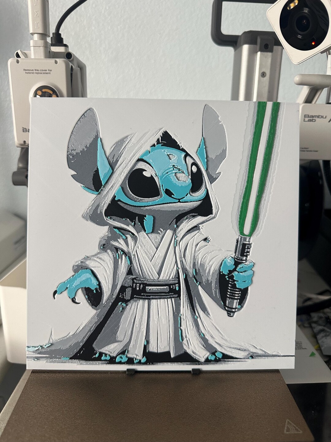 Jedi Stitch Hueforge Print/patch - Etsy