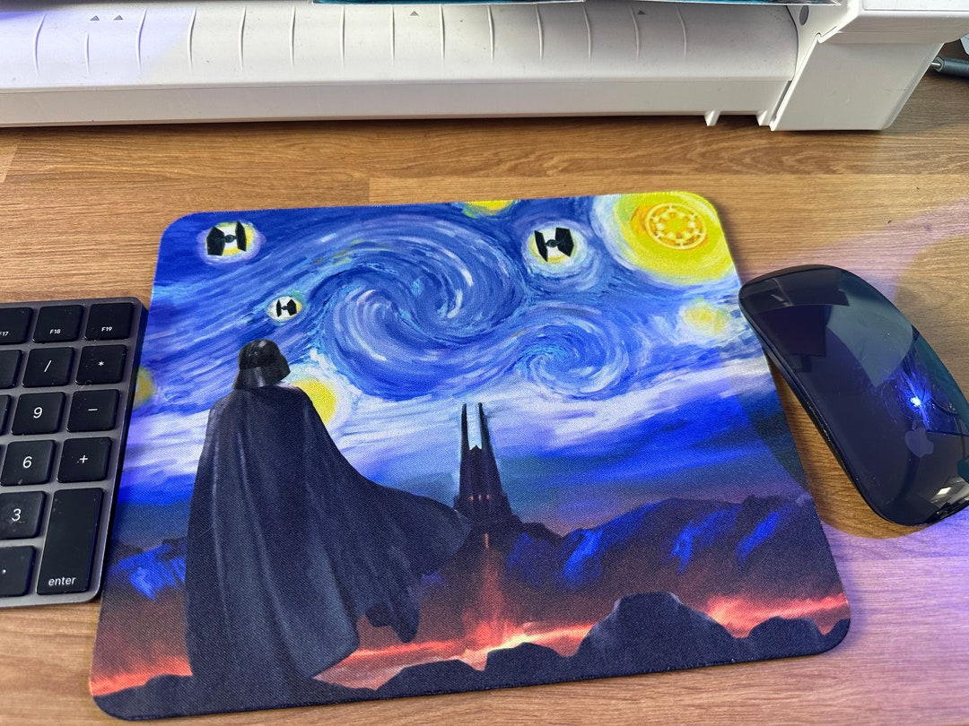 Starry Night on Mustafar Darth Vader Mouse Pad - Etsy