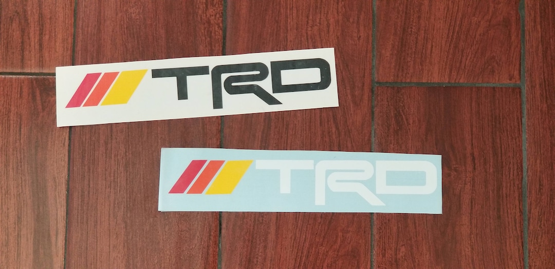 TRD Decal With Vintage Toyota Coloring - Etsy