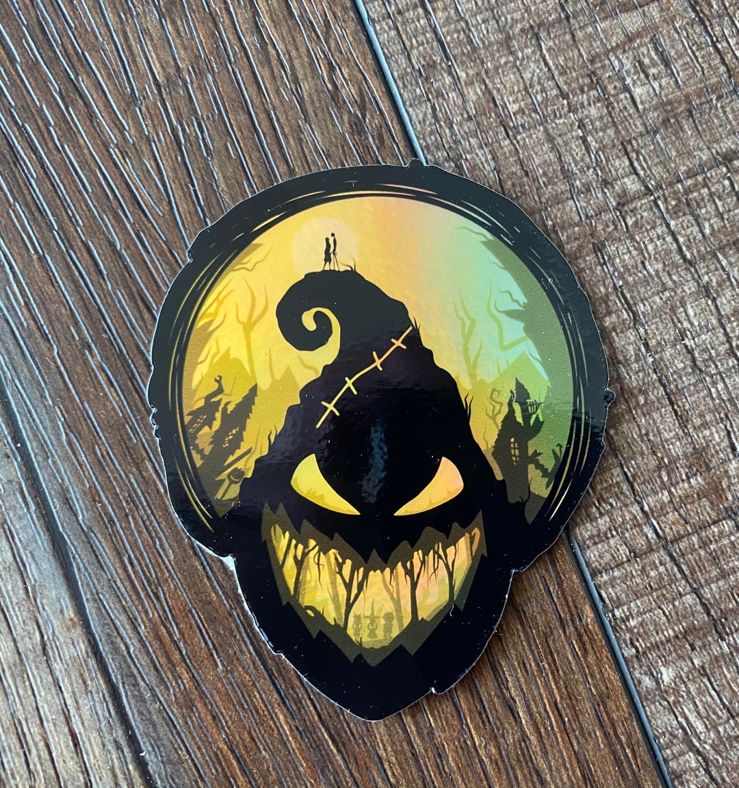 Oogie Boogie Reflections Holographic Decal - Etsy