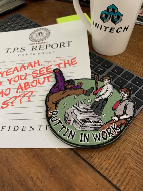Puttin in Work embroidered patch | Etsy