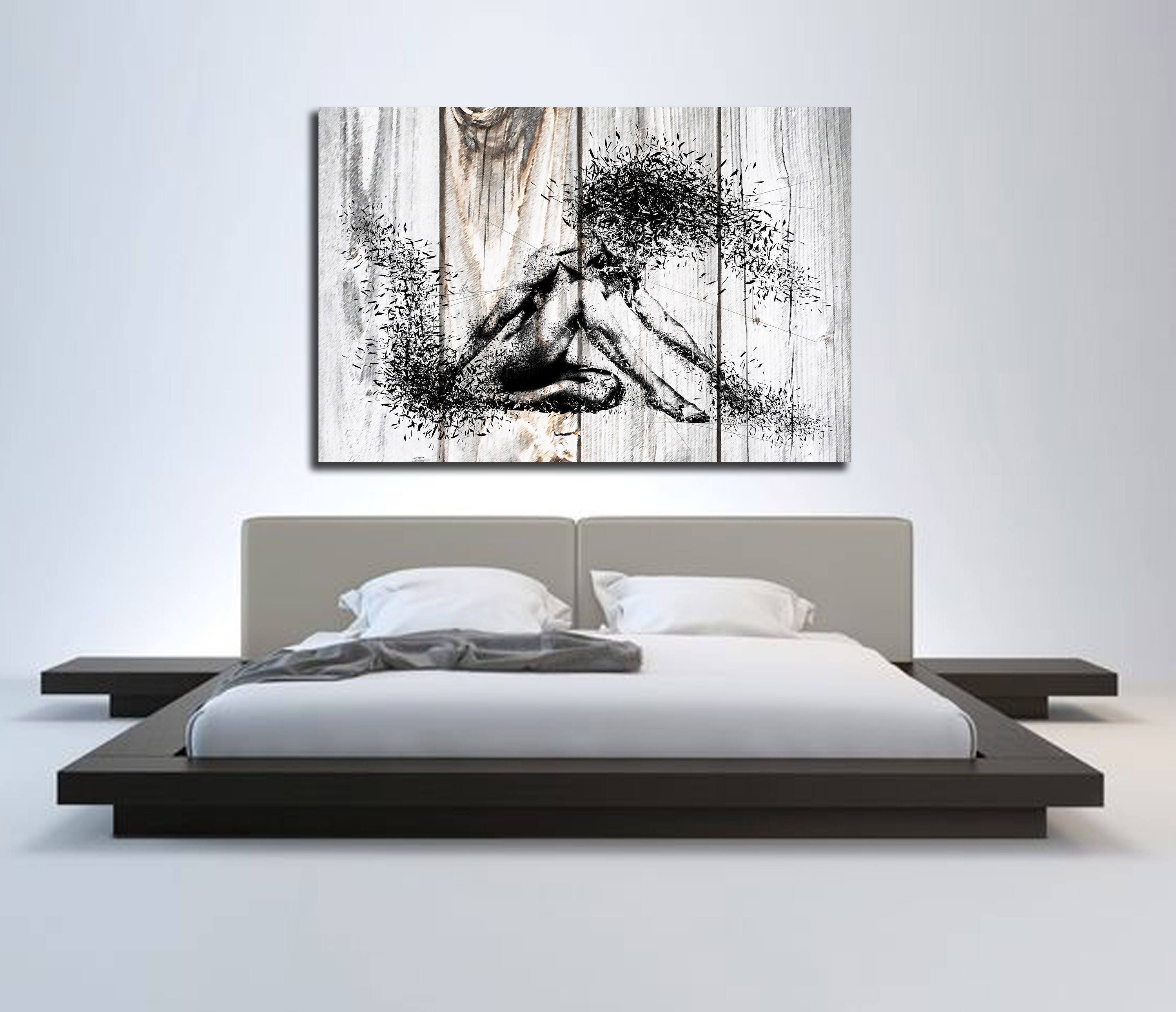 CANVAS ART Sensual Bedroom Wall Decor Minimalist Abstract - Etsy