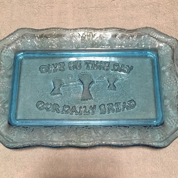 Give Us This Day Our Daily Bread Vintage Plate - Etsy