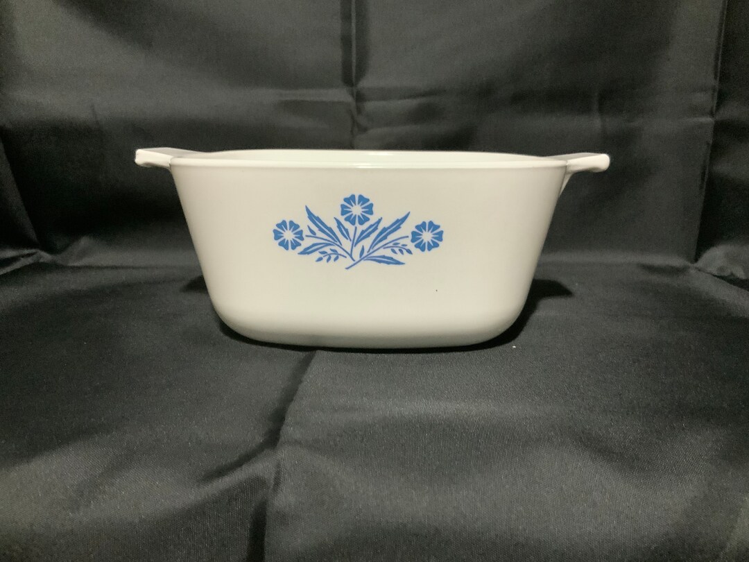 Pyrex Corning Ware, Blue Cornflower A 2, Pyroceram 1.5 L Casserole ...