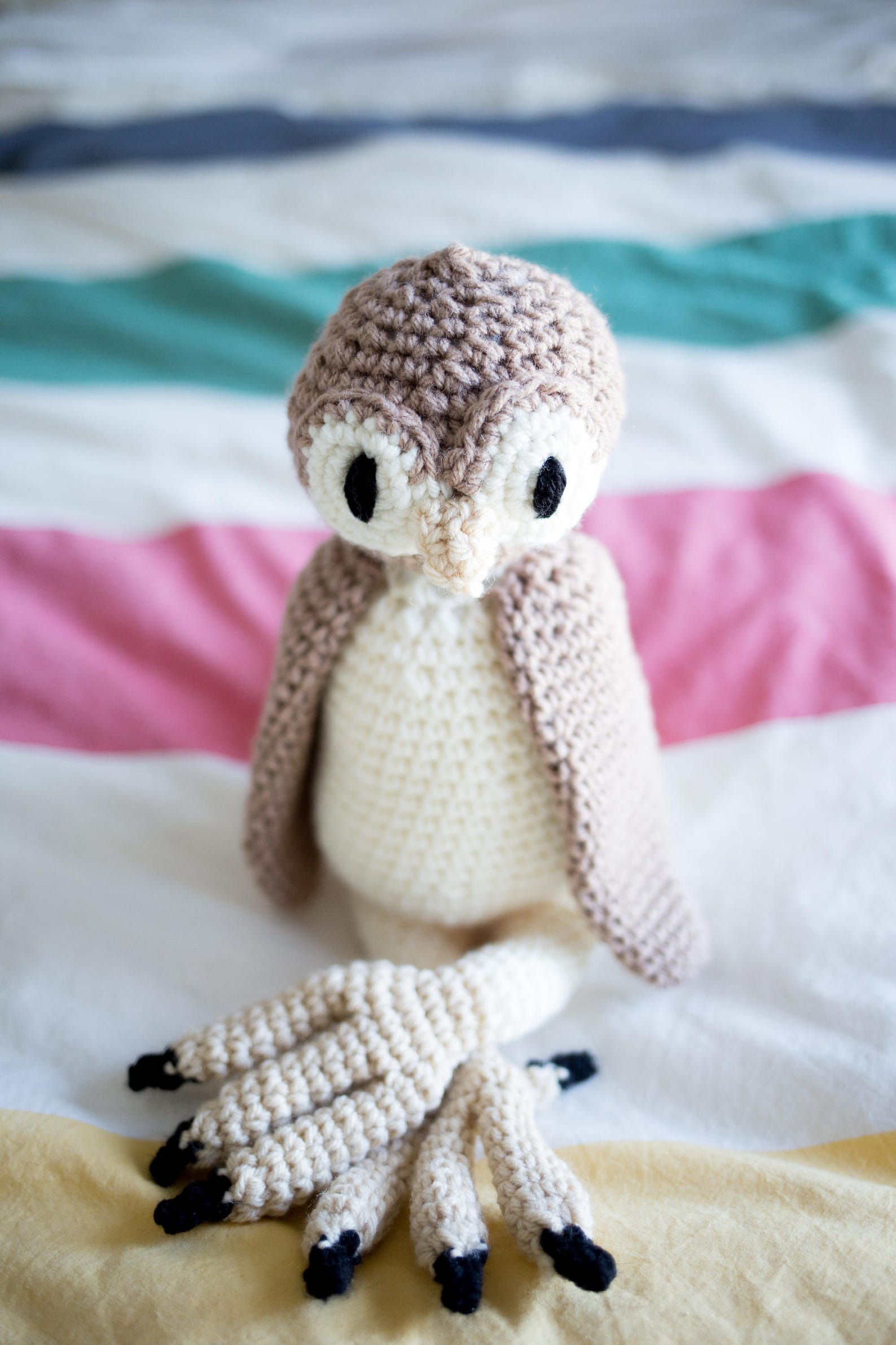 Crochet Barn Owl Stuffy - Etsy