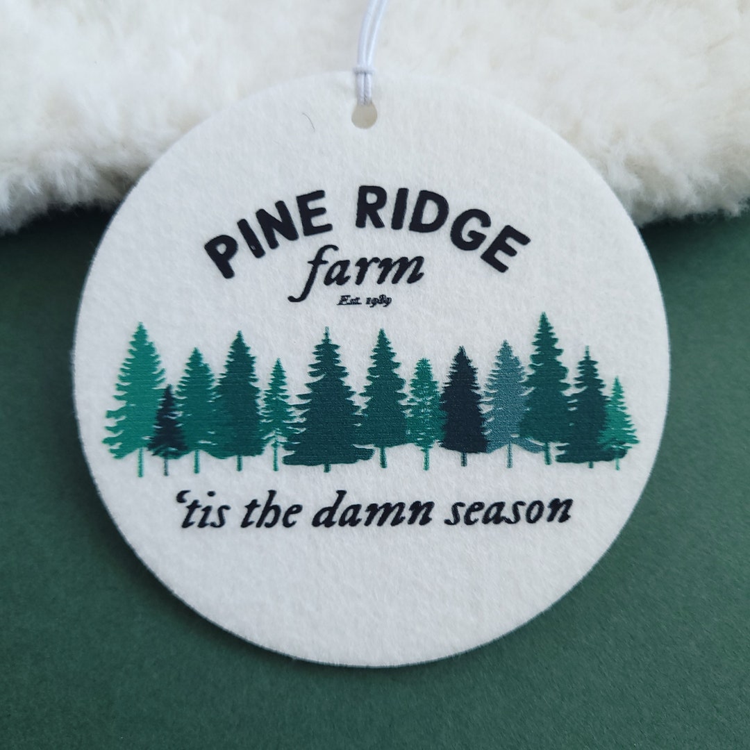 Tree Farm Ornament Air Freshener | Pine Ridge Christmas Trees | Tis the ...