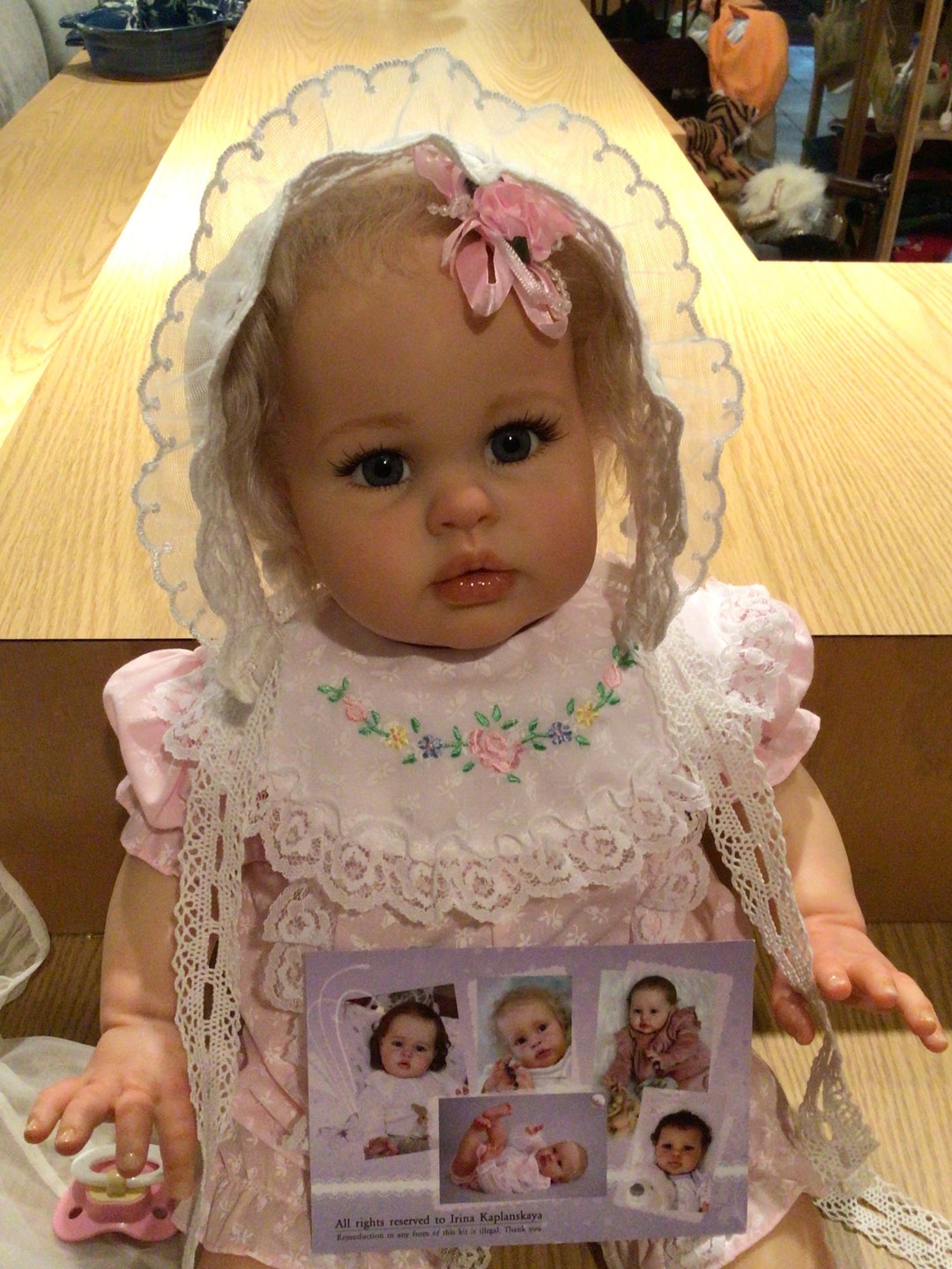 Reborn Baby Girl ELLIE, 226lbs, Sculpted by Irina Kaplanskaya, Full ...