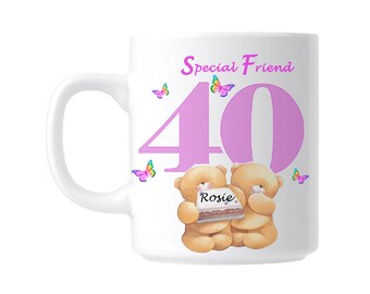 Personalised 40th Mug 40th Mug Forty Mug Gift Mug - Etsy UK