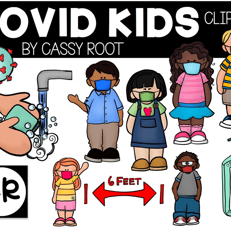 Covid Clipart - Etsy