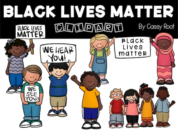 CR Black Lives Matter Clipart - Etsy
