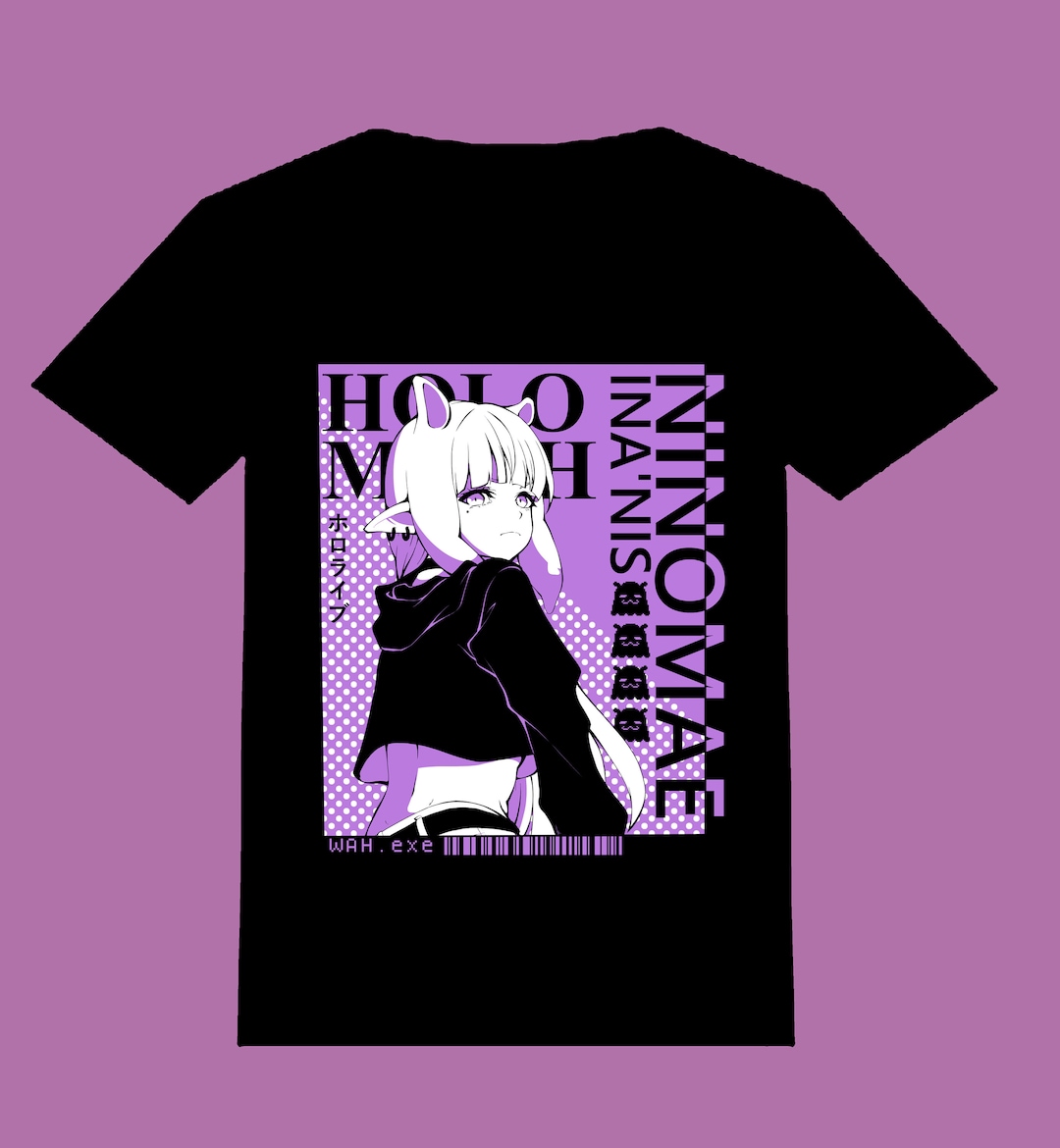 Ina From Hololive Graphic T-shirt - Etsy