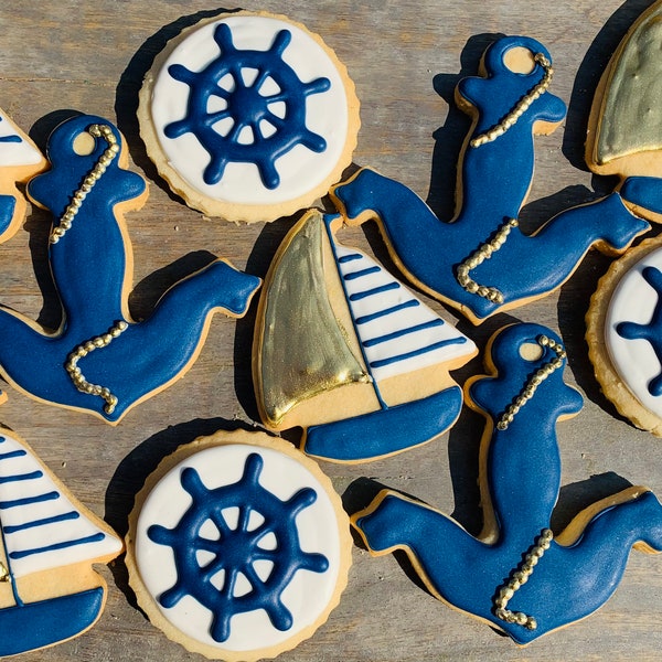 Nautical Cookies - Etsy