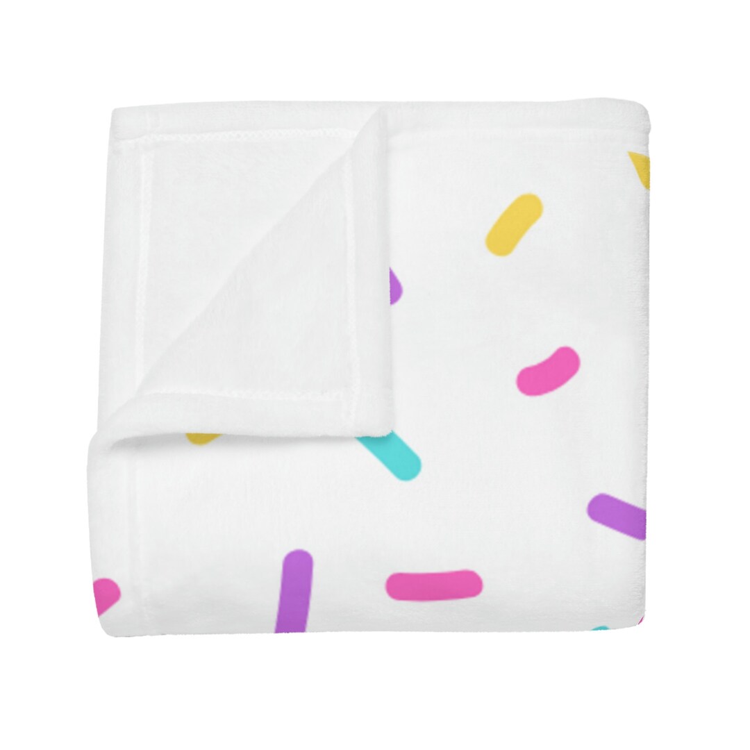 Sprinkle Plush Fleece Blanket - Etsy