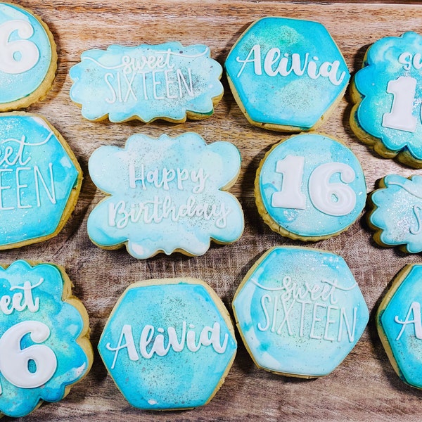 Sweet 16 Cookies - Etsy