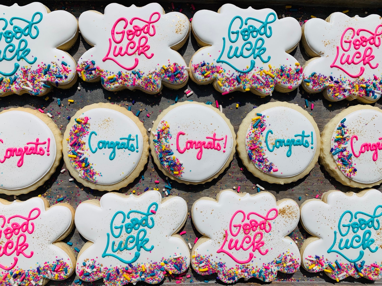 Congrats Good Luck Cookies - Etsy